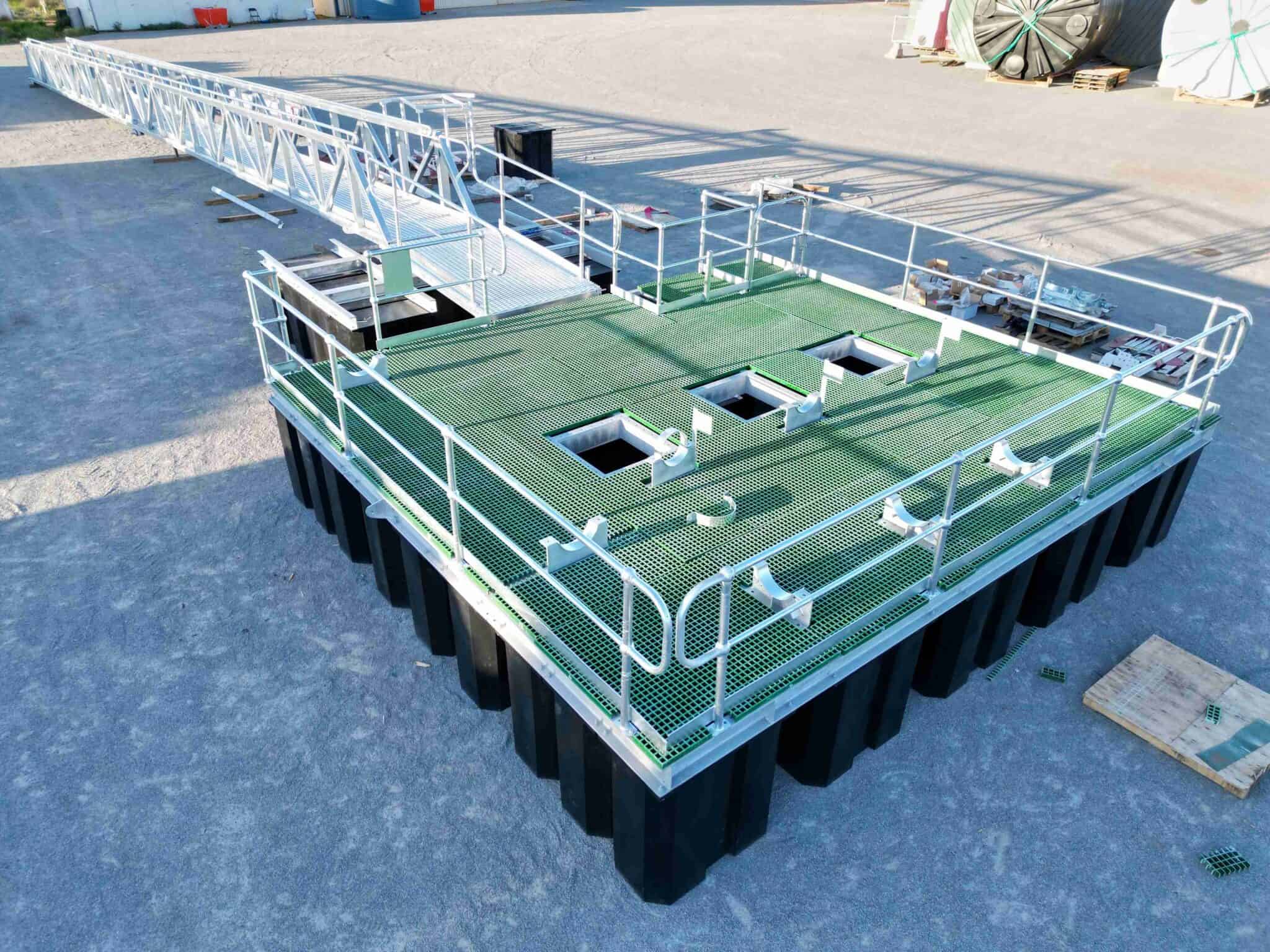 Coerco and Xylem’s floating pontoon proves the right pick in Picton