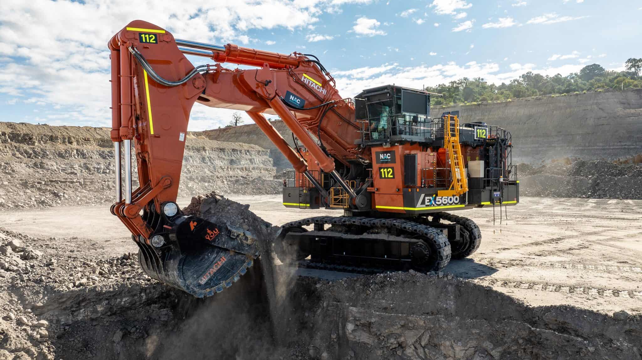 Hitachi EX5600 excavator introduced at New Acland Mine Stage 3