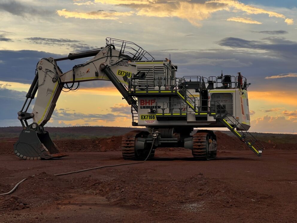 BHP's first electric excavator operational at Yandi