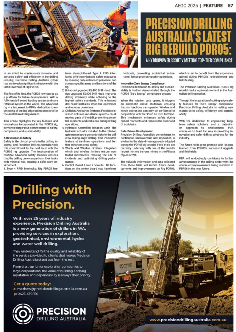 Precision drilling Australia's latest rig rebuild PDR05