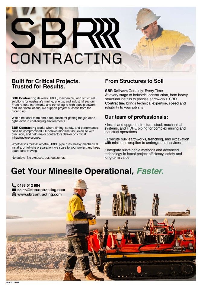 SBR Contracting - Get your minesite operational, faster.