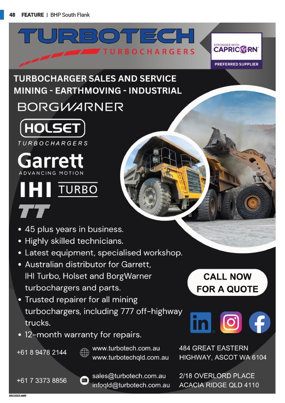 Turbocharger sales and service mining, earthmoving and industrial